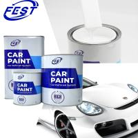 China 1K Solid White Pearl Automotive Paint Easy Spray High Gloss 1.2-1.4mm Nozzle Fast Drying for sale