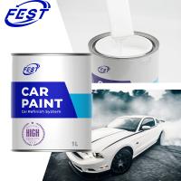 China Professional 1K Solid Car Paint High Gloss Fast Drying Auto Body Refinish Coating 1L for sale