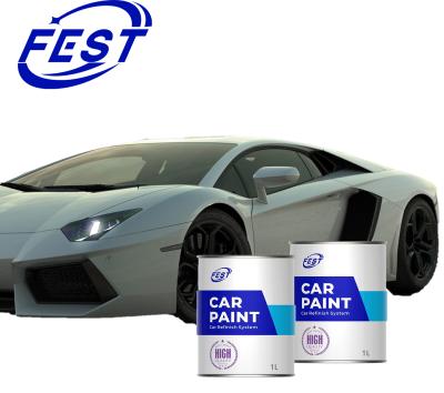 China Bangrong 1K Solid Color Automotive Paint Resin PU Pigment for Refinish Spraying 1.2-1.4mm Nozzle for sale