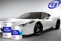 China Bangrong 1K Solid Automotive Paint High Gloss White 1L Fast Dry Spraying Paint for Car Refinish for sale