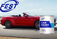 China 1K Automotive Solid Color Paint Red High Gloss Fast Dry Acrylic Refinish Coating 1L for sale