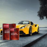 China 1K Automotive Yellow Topcoat Spray Paint High Gloss Fast Drying 1L for Car Refinish for sale
