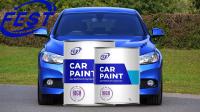 China 1K Solid Automotive Paint Top Coat High Gloss Blue 1.2-1.4mm Spray Gun Ready to Use for sale