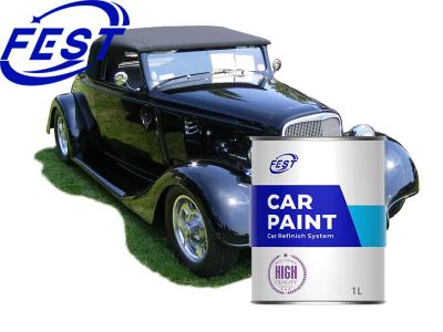 China 1K Automotive Topcoat Black Spray Paint High Gloss Acrylic Car Paint 400ml for sale