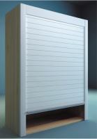 China Kitchen PVC/ Glass Roller Shutter Rollup Sliding Door for Cabinets for sale