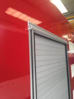 China Automatic Aluminum Alloy Fire Protection Equipment Silver Aluminum Rolling Shutters for sale