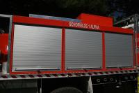 China Foam Tenders/ Fire Trucks Rolling Shutter Aluminum Rolling up Door for sale