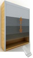 China Remote Control Roller Shutter Rolling up Door for Cabinets/ Furnitures for sale