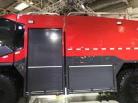 China Fire Fighting Car Rapid Roll up Shutter Aluminum Alloy Outdoor Slide Roller Shutter Industrial Rollup Iron Rolling door for sale