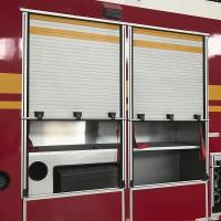 China Wholesale Fire Fighting Truck Aluminum Auto Sliding Roller Shutter Manual Roll up Entry Shutters Rolling Garage Door for sale