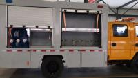 China Comercial OEM Service Fire Fighting Truck Manual Rolling Sliding Aluminum Alloy Profile Auto Roll up Metal Garage Door for sale