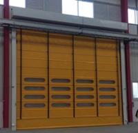 China Shipyards Vertical Fabric Roll Doors Featuring 12mm PVC Material Ideal for Industry Airports and Robust Industrial Needs for sale
