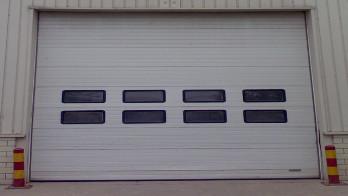 China Fast Garage Industrial Sectional Doors Insulated 40mm Steel Panel ISO 9001 / CE for sale