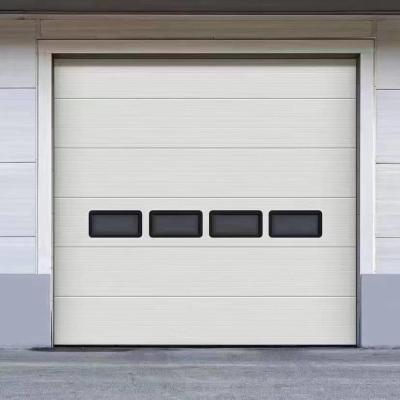 China Sectional Garage Doors With High-pressure Polyurethane Foaming Technology for sale