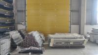 China Customized RAL9002 Sectional Garage Doors With Human machine Interface Control Box for sale