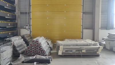 China Customized RAL9002 Sectional Garage Doors With Human machine Interface Control Box for sale