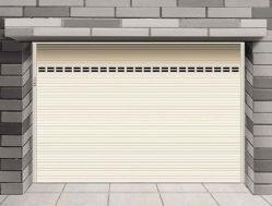China Industrial Automatic Electric Steel Insulated PU Segmented Sliding Overhead Garage Door for sale