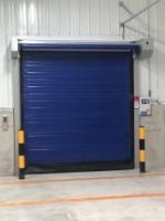 China Commercial Security Roller Shutter Fabric Curtain Fast Acting High Speed PVC Doors for sale
