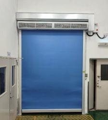 China Commercial Security Roller Shutter Fabric Curtain Fast Acting High Speed PVC Doors for sale