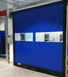 China Zipper Structure High Speed Rolling PVC Doors For Clean Room for sale
