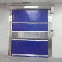China Blue PVC High Speed ​​Performance Roll Up Doors Customized Exterior Or Internal High Speed ​​Roll Up Doors for sale