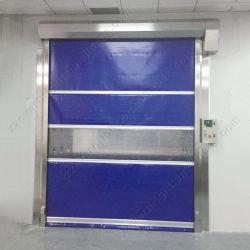 China Blue PVC High Speed ​​Performance Roll Up Doors Customized Exterior Or Internal High Speed ​​Roll Up Doors for sale