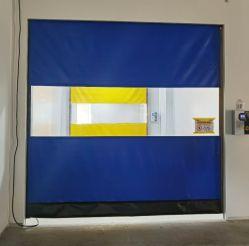 China Upgrade Productivity PVC High Speed Door 2 M/s Opening Speed 1000-1500 High Frequency Openings for sale