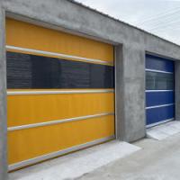 China Clean Workshop Industrial Plants Fire-Resistant PVC Fast Door Self-Extinguishing Fabric for sale