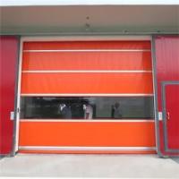 China Insulated PVC High Speed Door Speed Closing 0.6-0.8m/s Superior Thermal Insulation PVC Red for sale