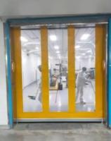 China High Speed Rolling Opening Method PVC Door Easy Replacement Simple Maintenance Self Cleaning Coating for sale