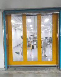 China High Speed Rolling Opening Method PVC Door Easy Replacement Simple Maintenance Self Cleaning Coating for sale