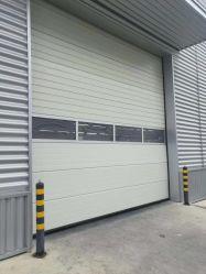 China 40mm Thickness Wind-Resistant CE Certified Industrial Sectional Lift Door with Remote Control for sale