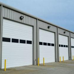 China 40mm Thickness Industrial Sectional Door with AC 220V-240V Motor and 24dB Acoustic Insulation for sale