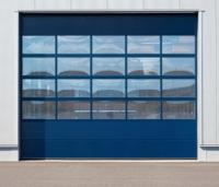China Insulated Sectional Garage Door with 40mm Thickness and Remote Control for Wind-Resistant Cold Storage for sale