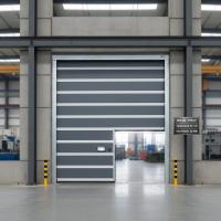 China Wind Load 1000N per Square Meter Industrial Fast Door Featuring Opening Speed 0.5 to 2 Meters Per Second Noise Reduction Up to 30dB for Industrial Operation for sale