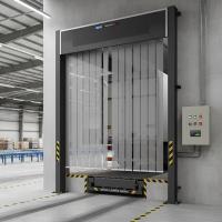 China Logistics Distribution Centers Loading Dock Shelter with Pvc Curtain Panel 36kgm2 and Switch Platform Control Unit Ensuring Dock Workflow for sale