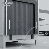 China Curtain Thickness 08mm Loading Dock Shelter Offering Waterproof UV Resistant Fabric and Low Maintenance Easy to Clean Surfaces for sale