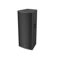 China Dual 15 Inch Wooden PA Speaker System 650W 8 Ohm Passive Box Speaker for sale
