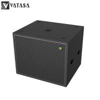 China RMS 600W 18 Inch Woofer Bass Speaker Subwoofer 38-250Hz Indoor DJ Speaker for sale