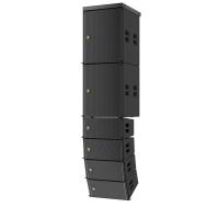 China 10 Inch Single Line Array Speaker 300W Indoor Outdoor Black Sound System for sale