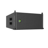 China 10 Inch Single Line Array Speaker 300W Indoor Outdoor Black Sound System for sale