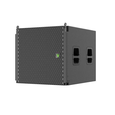 China Dual 15 Inch Passive Subwoofer 800W AES 30-300Hz High Power Stadium Subwoofer for sale