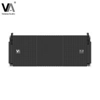 China VA Black Dual 10 Inch Line Array Outdoor Speakers Passive 800W for sale