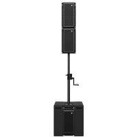 China Coaxial Active Line Array Dual 8 Inch 380W Church Line Array Speakers for sale