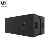 China 2400W Dual 18 Inch Passive Subwoofer 28Hz 180kHz Home Subwoofer 568x1300x700mm for sale