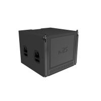 China VA Professional Passive 900W 18 Inch Bass Reflex Subwoofer Box Black Polyurea Paint for sale