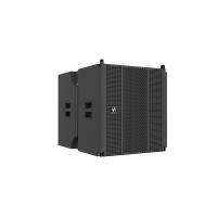 China Concert Double 15 Inch Passive Subwoofer 1000W 18mm Plywood Indoor Events for sale