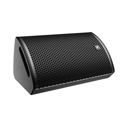 China 12 Inch 600W Active Powered Monitor Speaker Black Polyurea Paint Concert Stage for sale