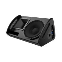 China 12 Inch 600W Active Powered Monitor Speaker Black Polyurea Paint Concert Stage for sale