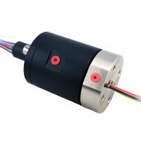 China GuRen Q2PM5-12PS Gas-Electric Slip Ring with 2 Gas Channels and 12 Electrical Lines, 250rpm Speed, -30℃ to +80℃ Range for sale